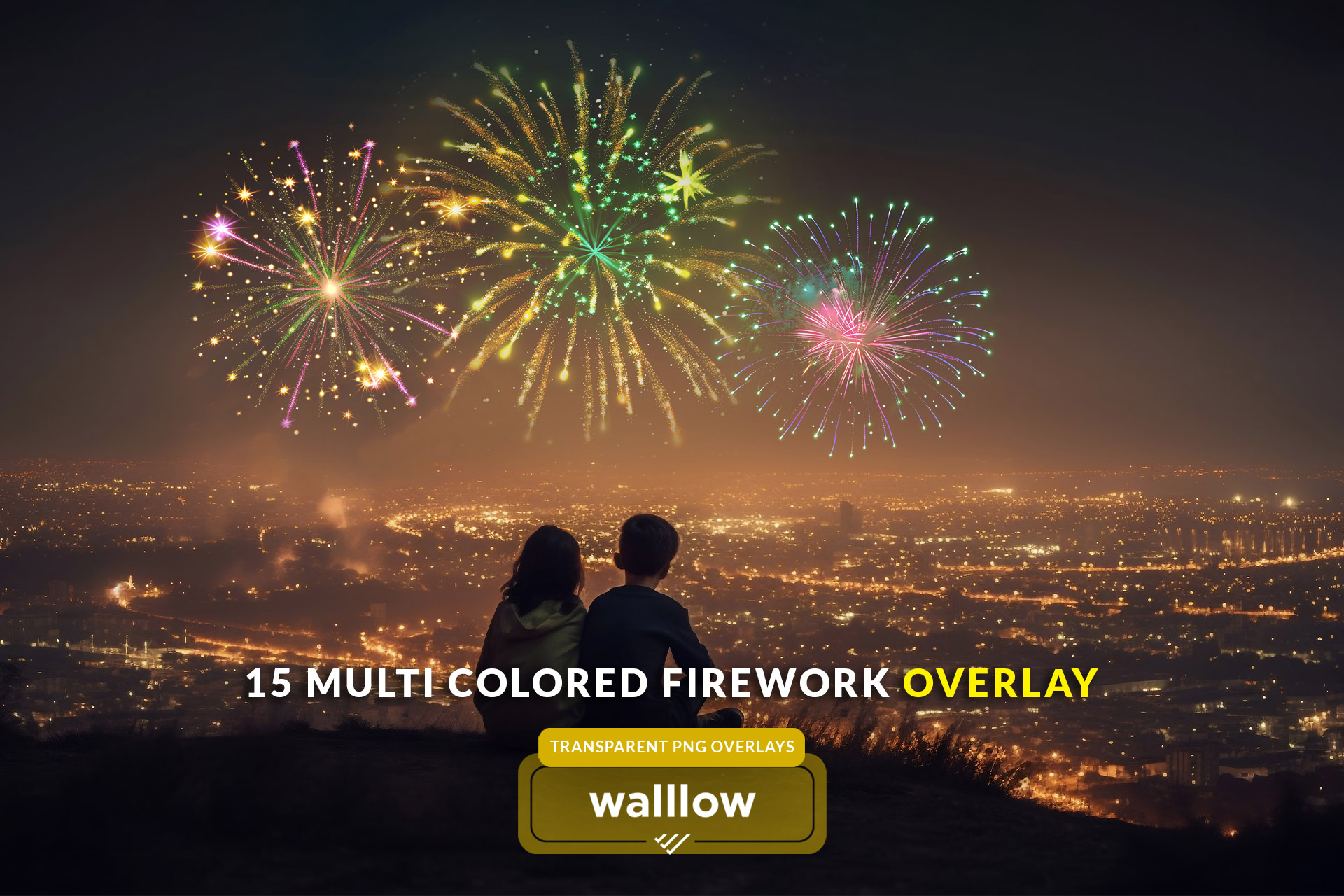 Realistic Fireworks Overlays Firework PNG transparent overlay 4th of July Independence Day ...